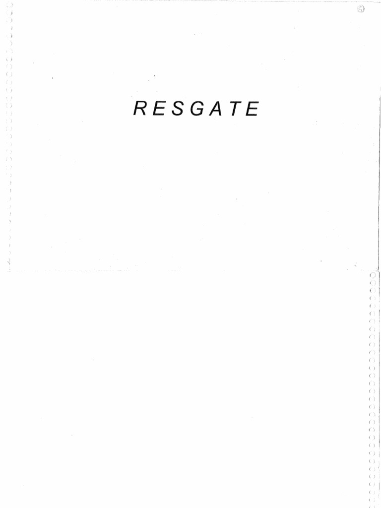 O Resgate - Marisa Varela | PDF