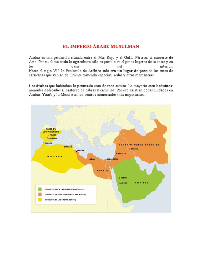 Formación del Imperio Árabe Musulmán | PDF | Mahoma | Califato