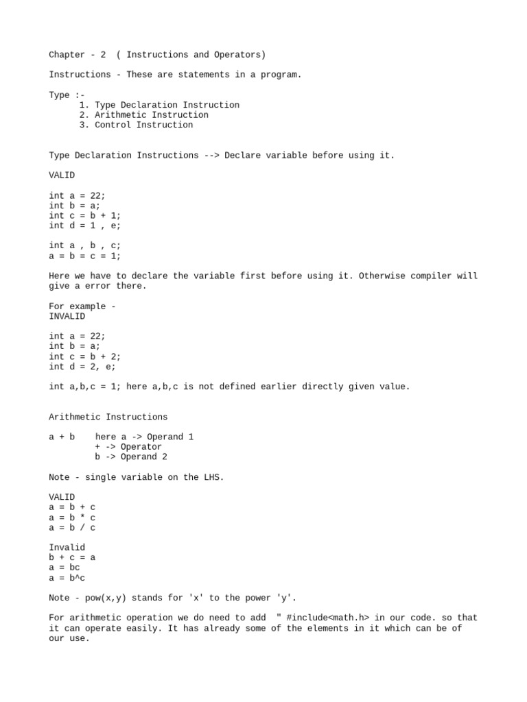 Chapter 2 Pdf Integer Computer Science Software Engineering