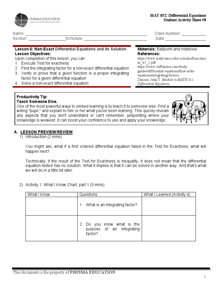 Mat 052 - P2 | PDF | Equations | Subtraction