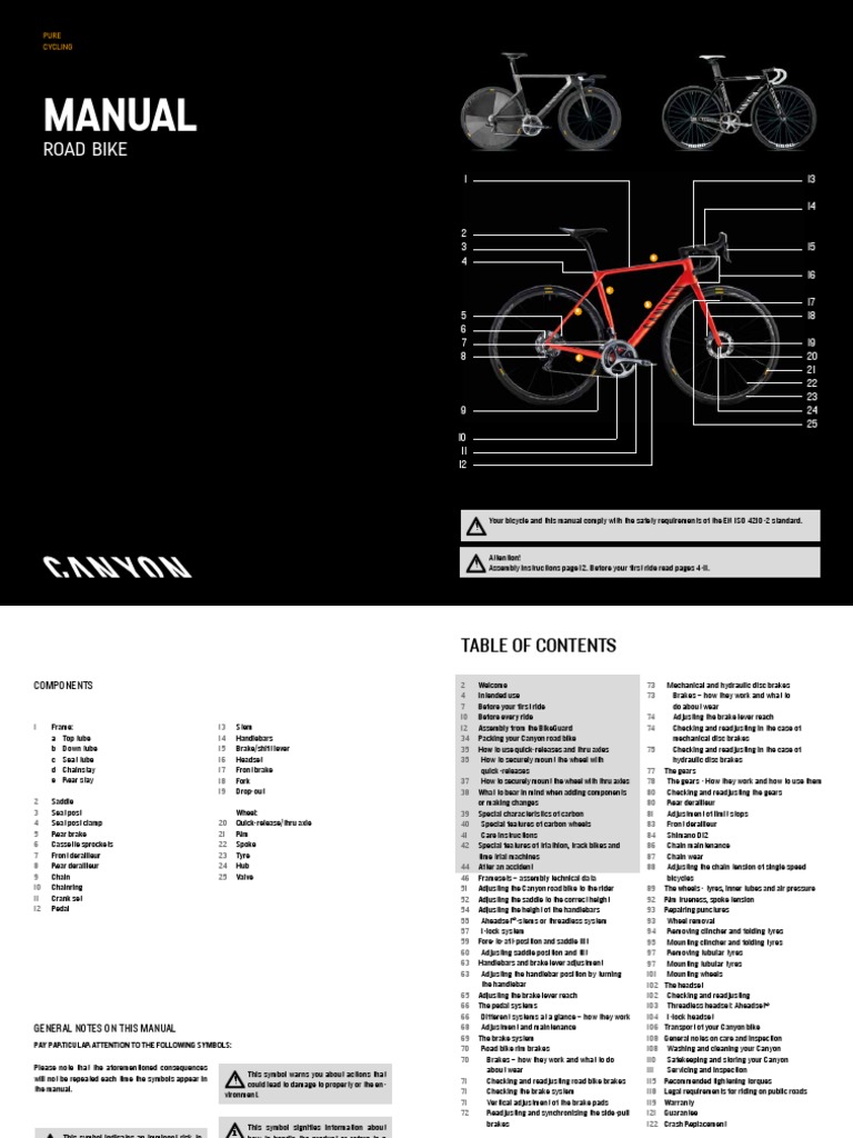 Canyon RR EN - 2018 | PDF | Transport | Outdoor Recreation