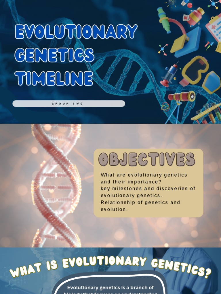 Evolutionary Genetics: Key Milestones | PDF | Heredity | Natural Selection