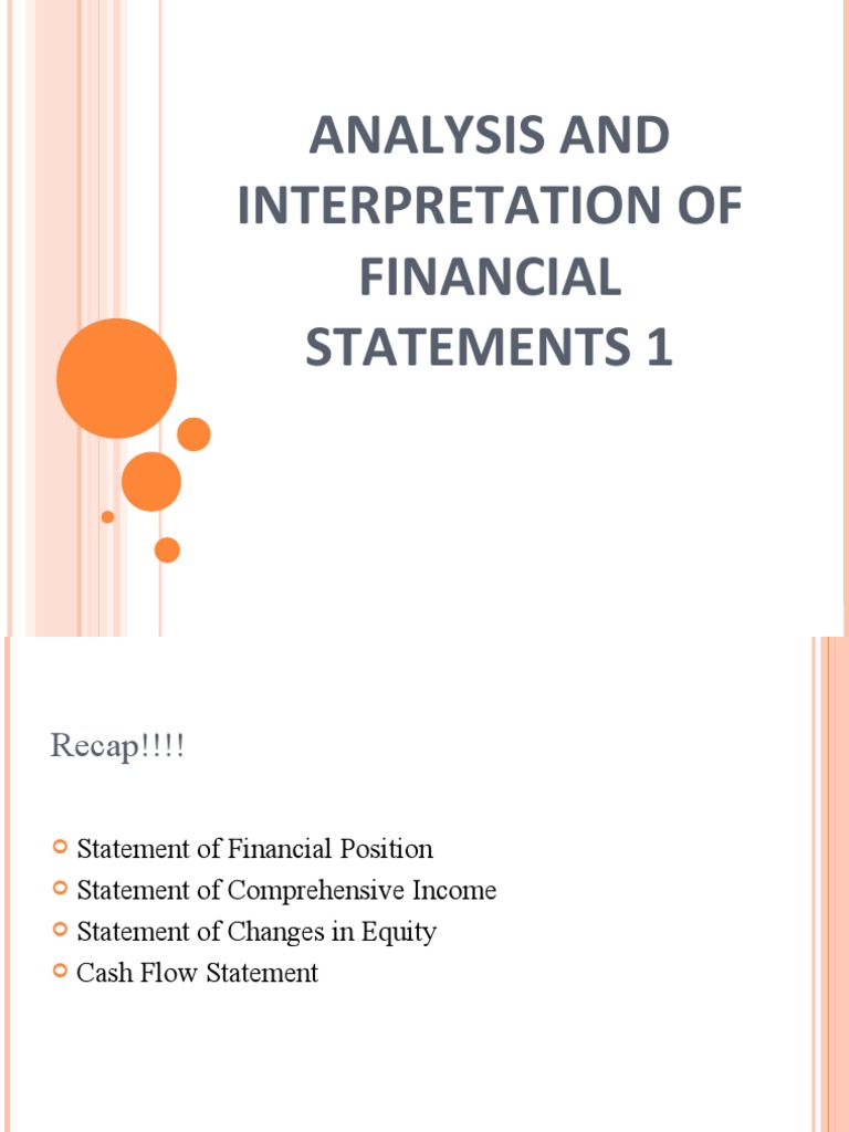 Financial Statement Analysis 1 | PDF | Balance Sheet | Equity (Finance)