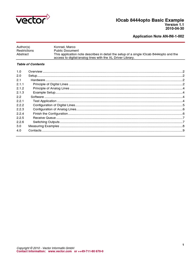 AN-INI-1-002 IOcab 8444opto Basic Example | PDF | Computer Engineering | Information Technology