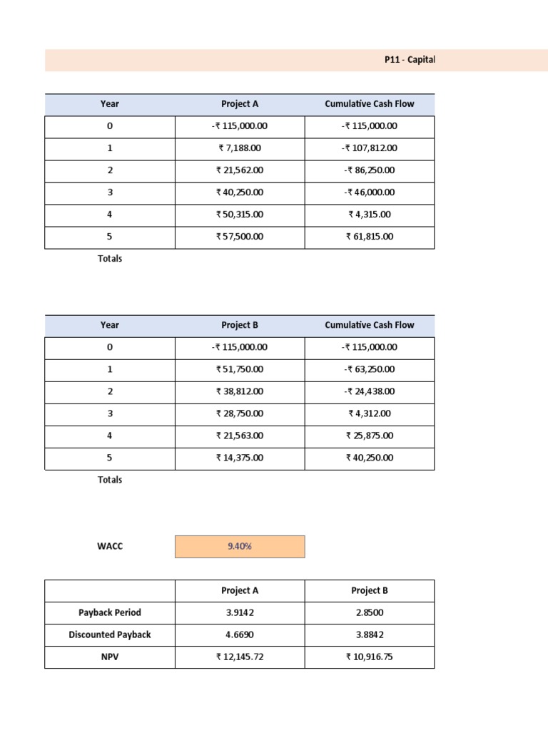 Project 11 | PDF | Capital Budgeting | Private Sector