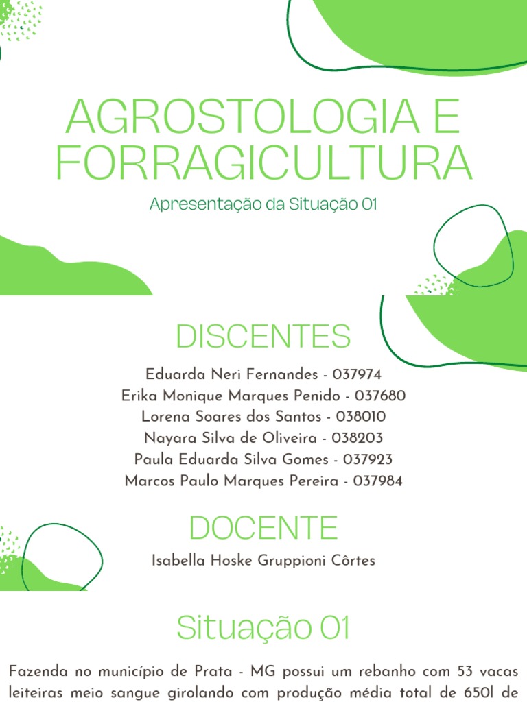 Agrostologia e Forragicultura | PDF | Agricultura