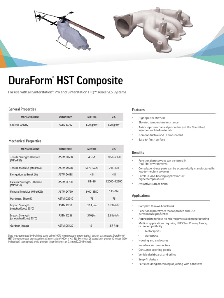 3D-Systems DuraForm HST DATASHEET 03.27.17 USEN WEB 0 | PDF ...