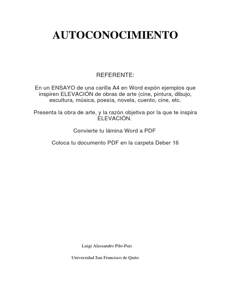 DEBER#16 | PDF | Novelas