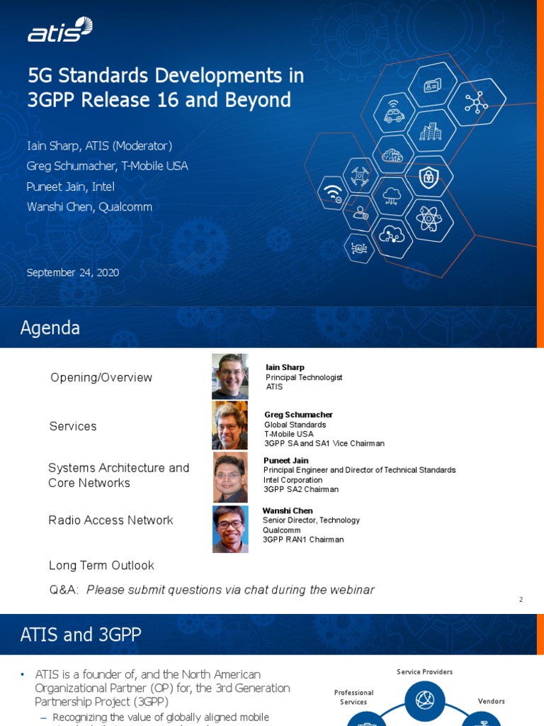 5G Standards Developments in 3GPP Release16 and Beyond | PDF | Computer ...