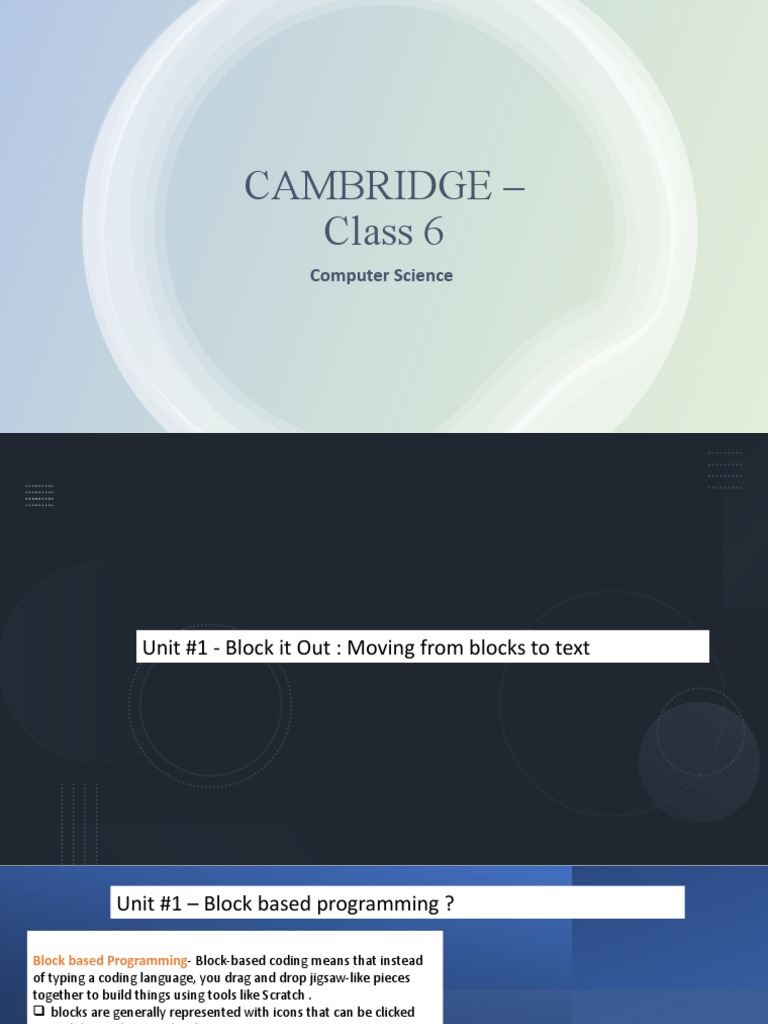 Cambrige Class 6 | PDF | Python (Programming Language) | Data Type