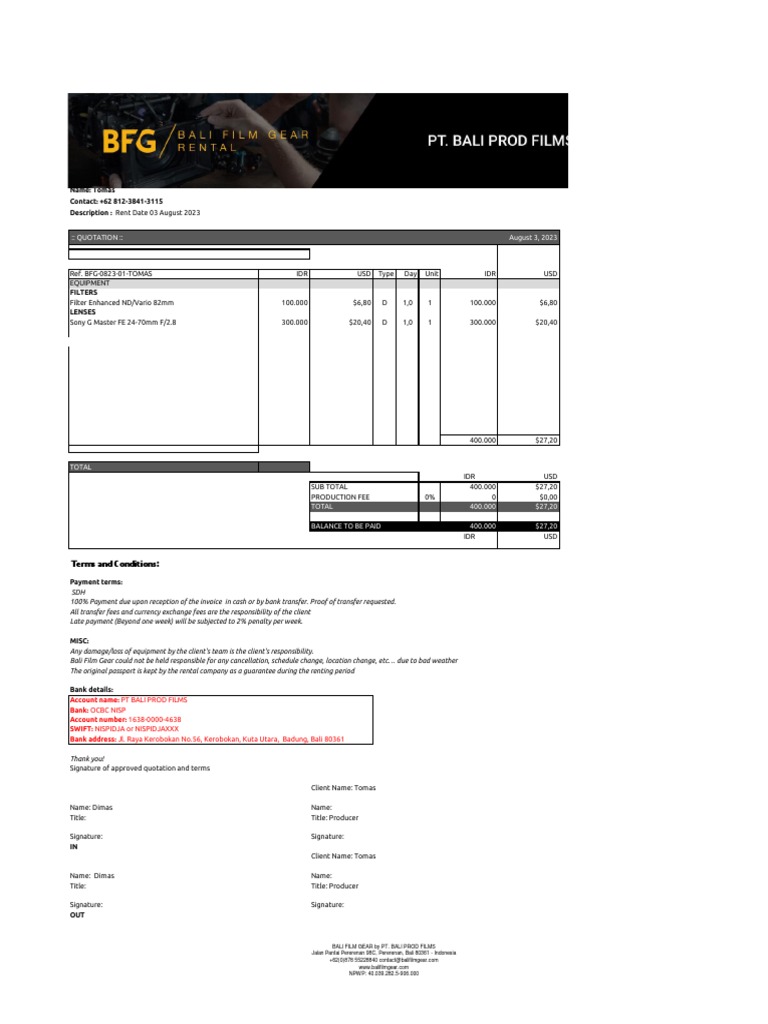 BFG 0823 01 Tomas | PDF | Private Sector | Trade