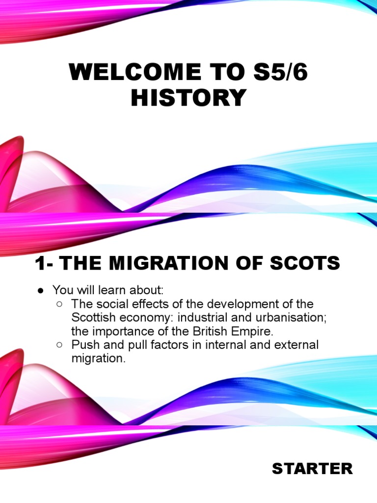 1 - The Migration of Scots N5 and Higher | PDF | Scottish Highlands ...
