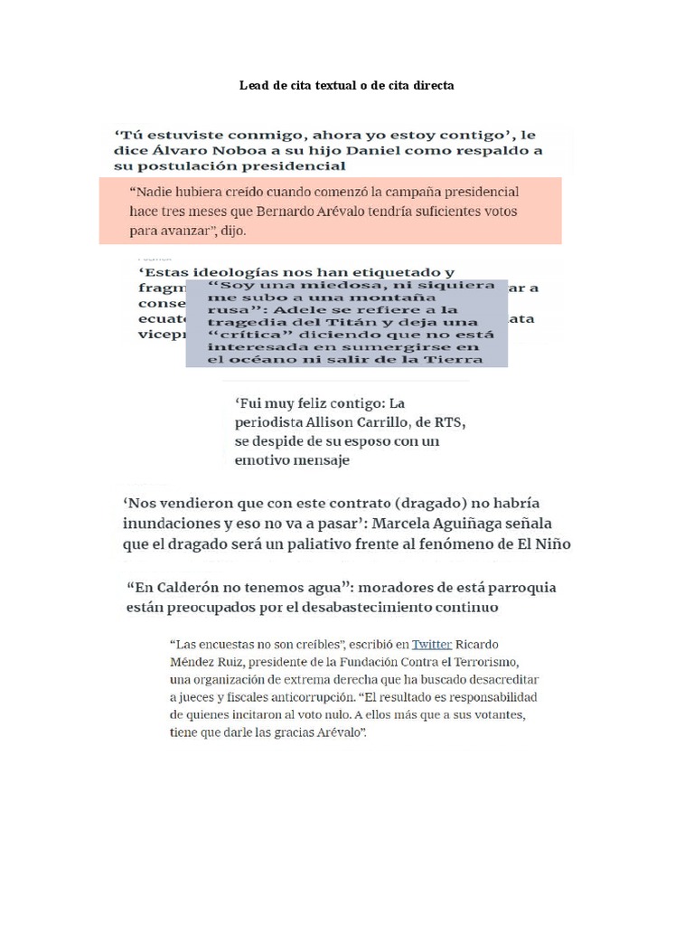 Tipos de Lead DEBER | PDF