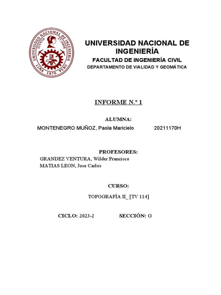 Informe 1 | PDF