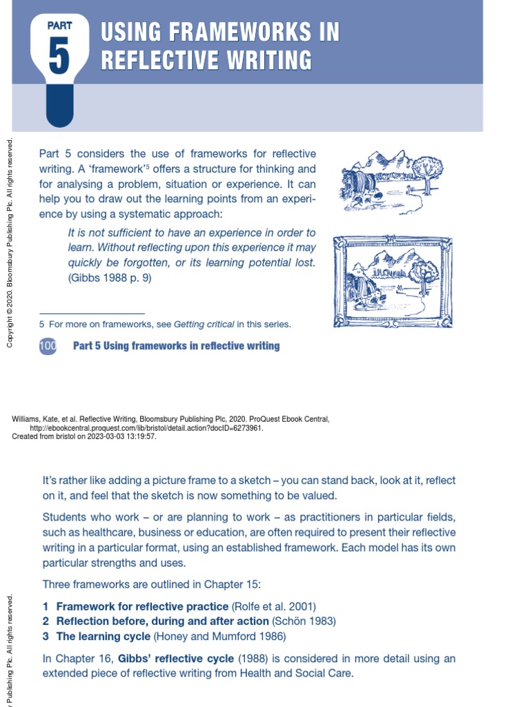 Gibbs Framework Pdf Intravenous Therapy Reflective Practice