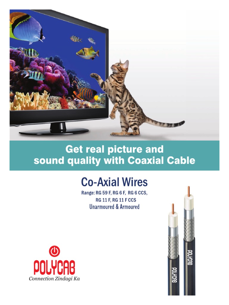Polycab Coaxial Cable Leaflet | PDF