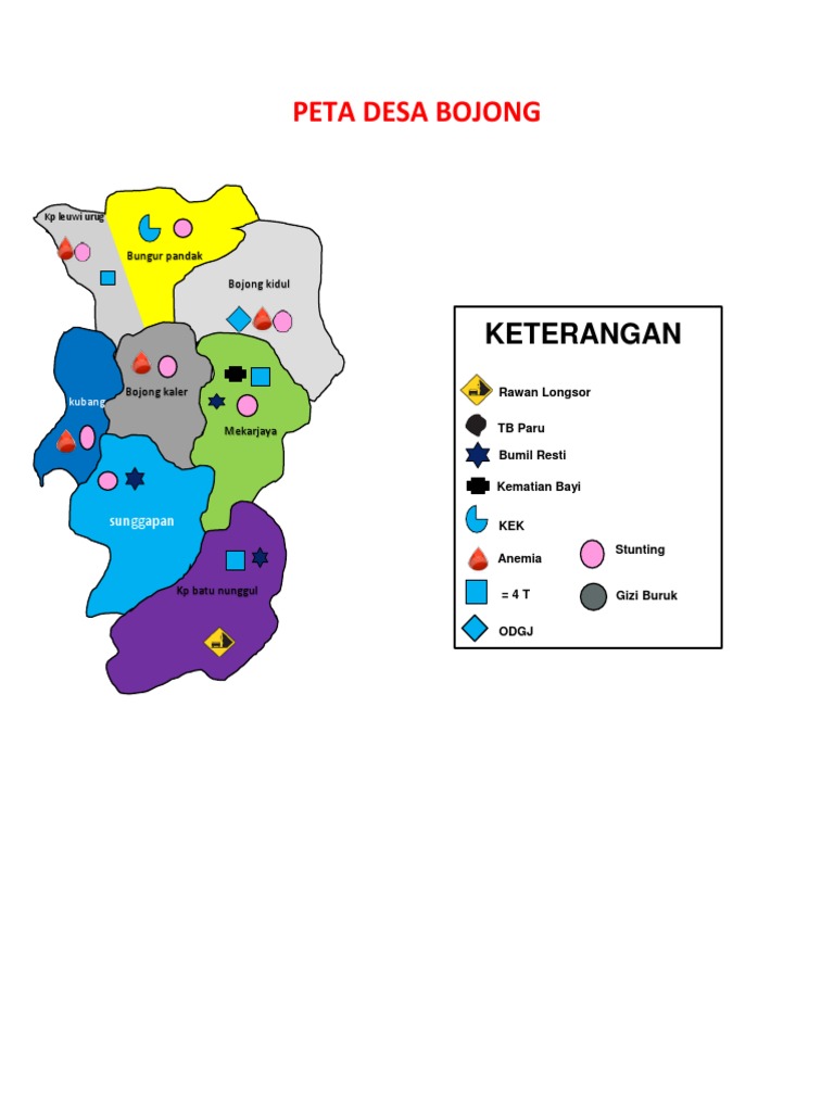 Peta Desa Bojong dan Informasi Kesehatan | PDF