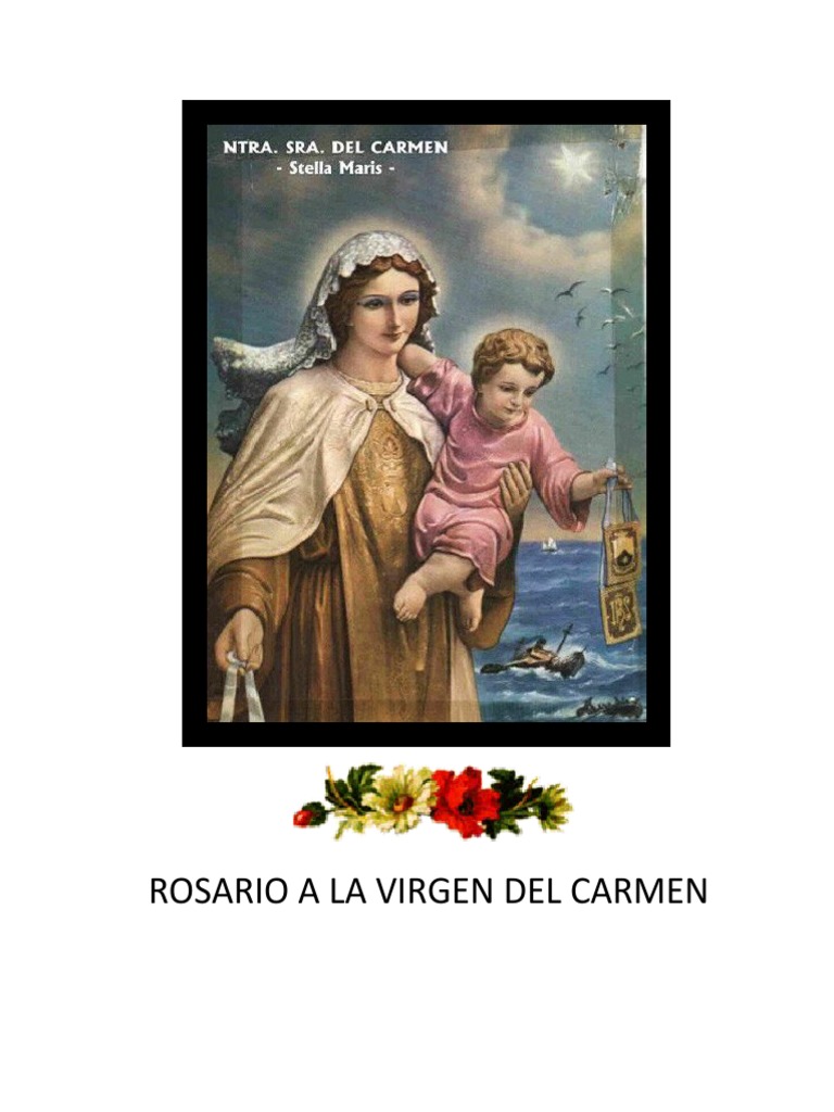 Rosario A La Virgen Del Carmen | PDF | María, madre de Jesús | Oración