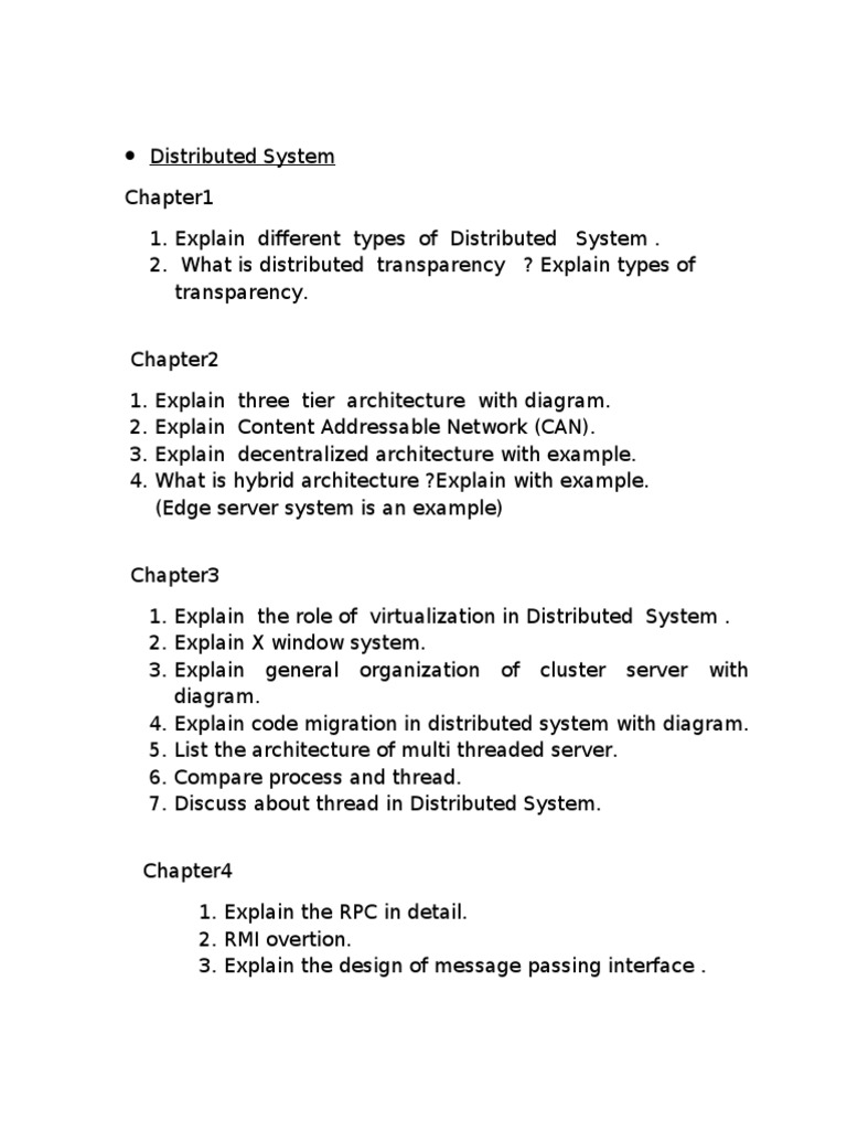 Distributed Systems Overview | PDF