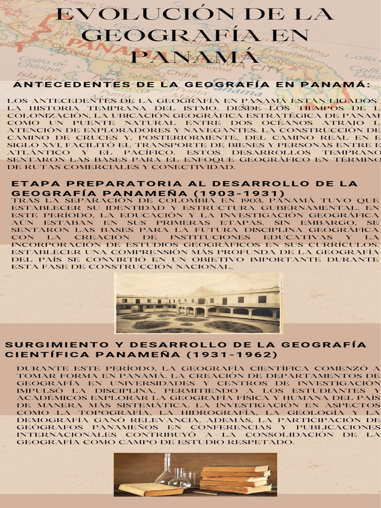 Evolución de La Geografía en Panamá | PDF | Panamá | Geografía
