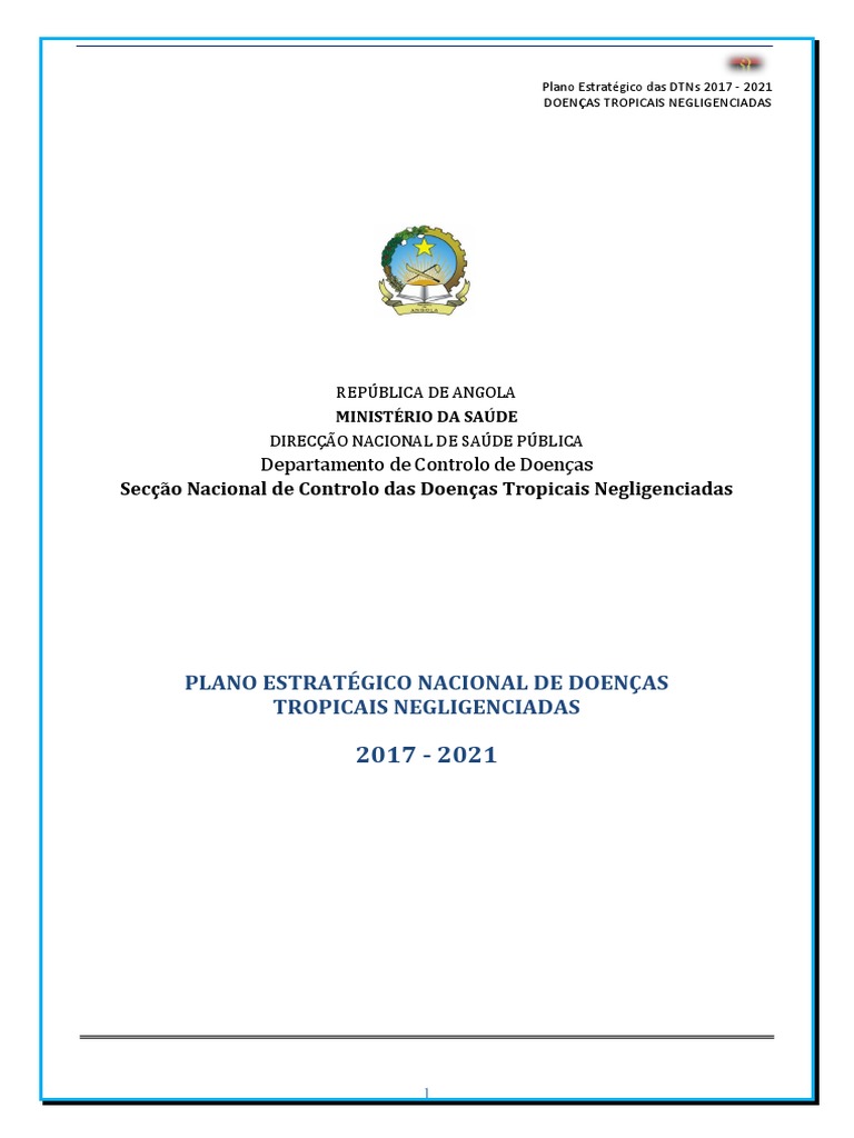Angola NTD Master Plan 2017 2021 0 | PDF | Angola | Malária
