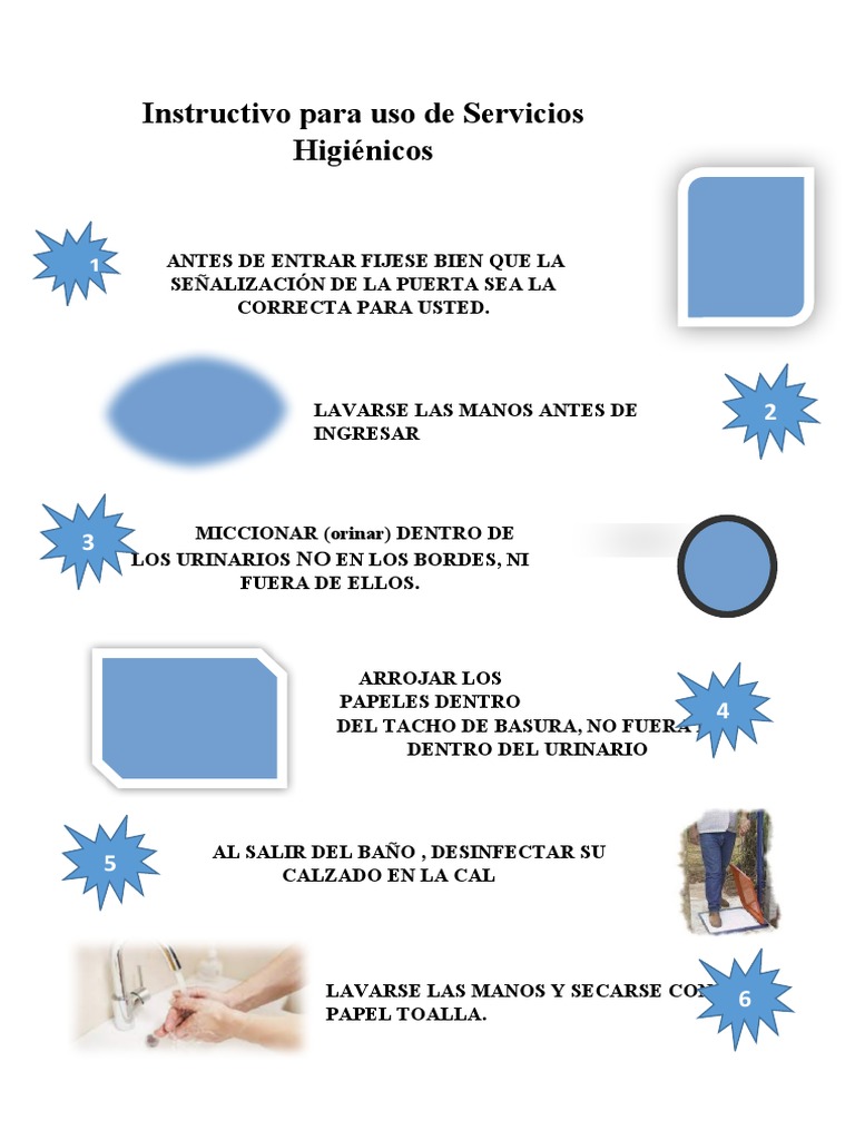 Instructivo para Uso de Servicios Higiénicos | PDF