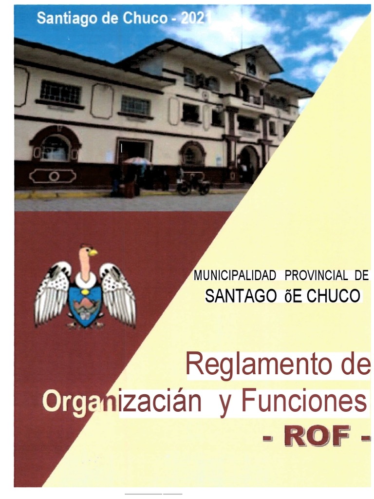 Rof - 2021 | PDF | Gobierno local | Alcalde