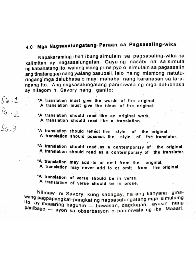 Ilang Suliraning Kinakaharap Sa Pagsasalin | PDF