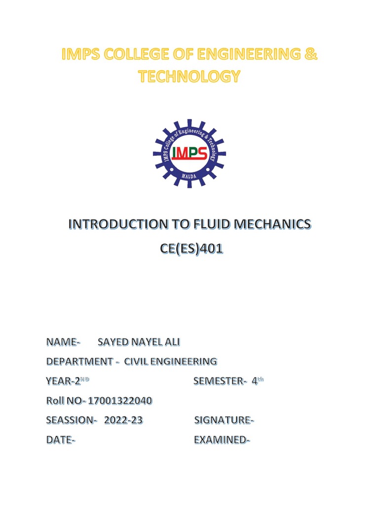 Introduction To Flow Measurement | PDF | Flow Measurement | Fluid Dynamics