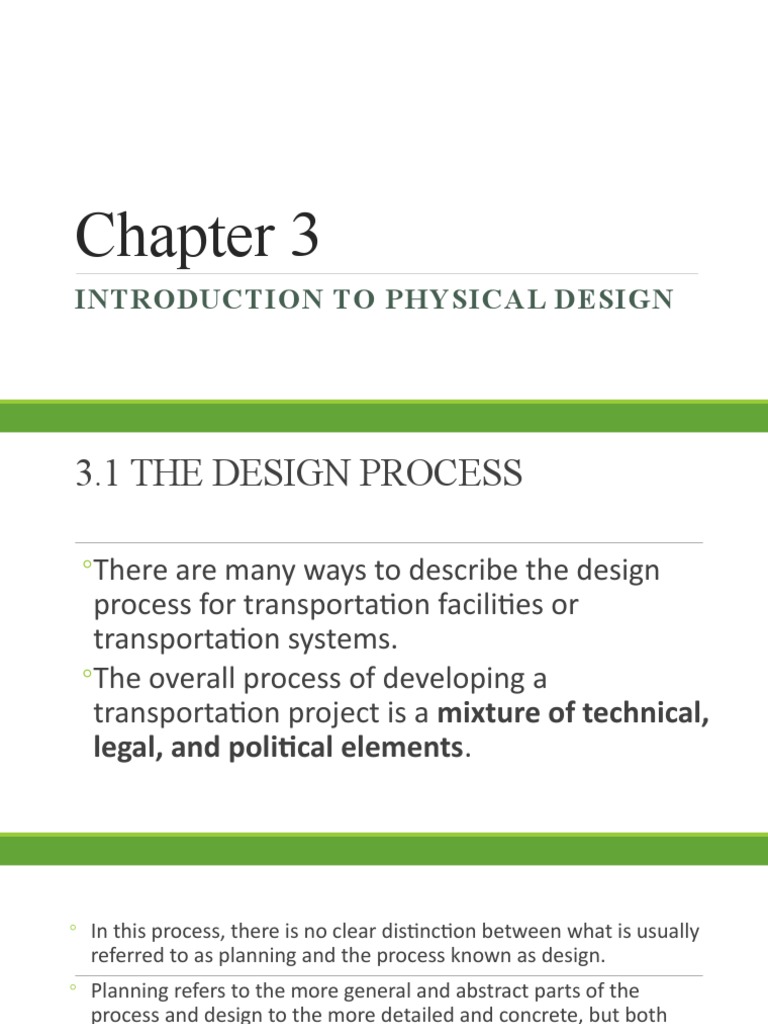 Highway and Railroad Engineering Chapter 3 | PDF | Transport