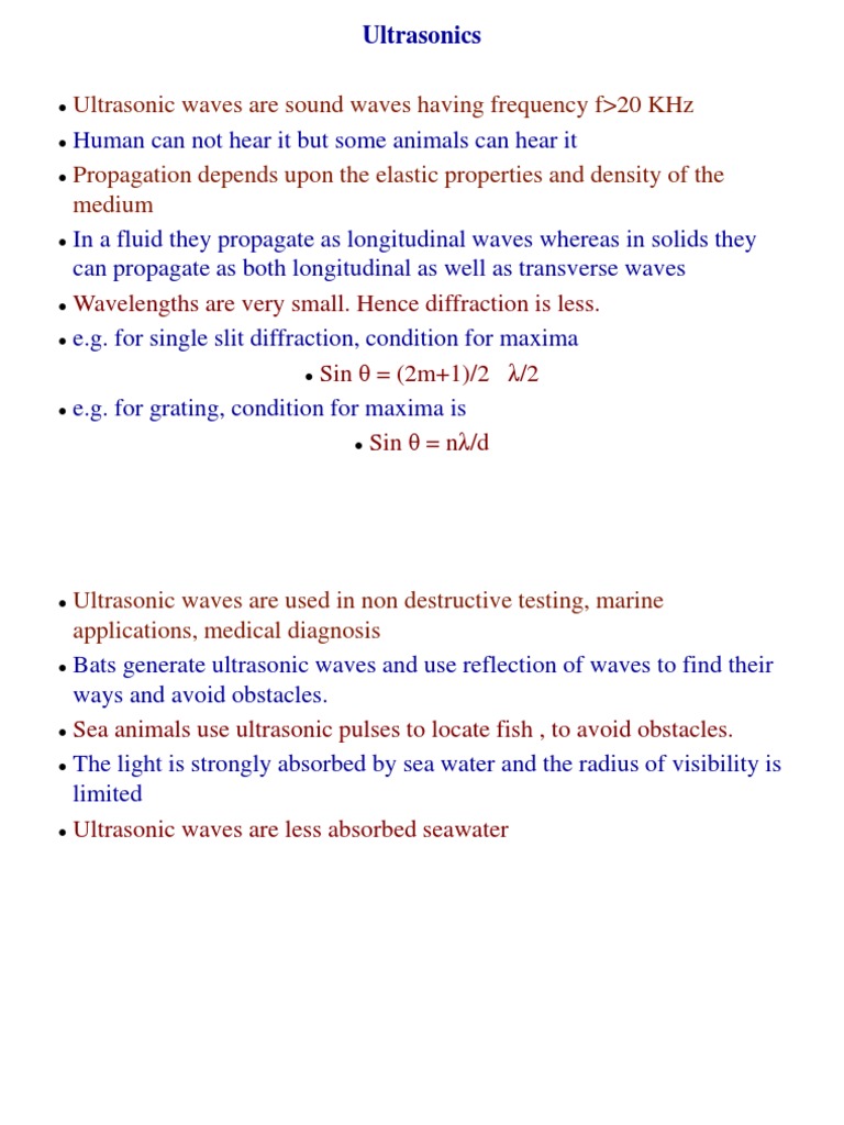 Ultrasonics Lectures | PDF | Piezoelectricity | Ultrasound