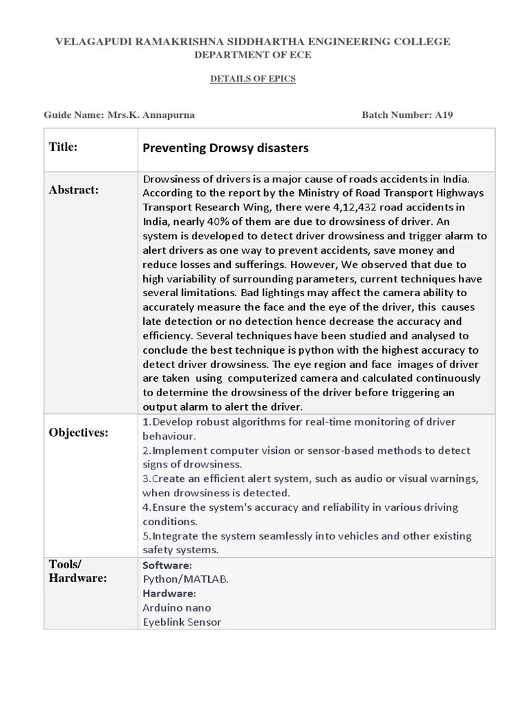 Epics Zero Review Form A19 Batch | Download Free PDF | Prototype | System