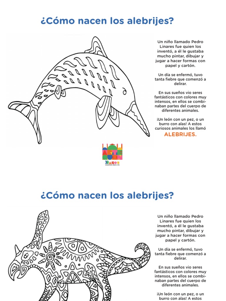 La historia de los alebrijes para niños | PDF | Madera | Cultura de las ...