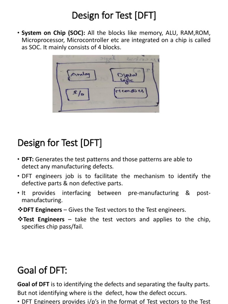 Design For Test (DFT) - 1 | PDF | Integrated Circuit | Semiconductor ...