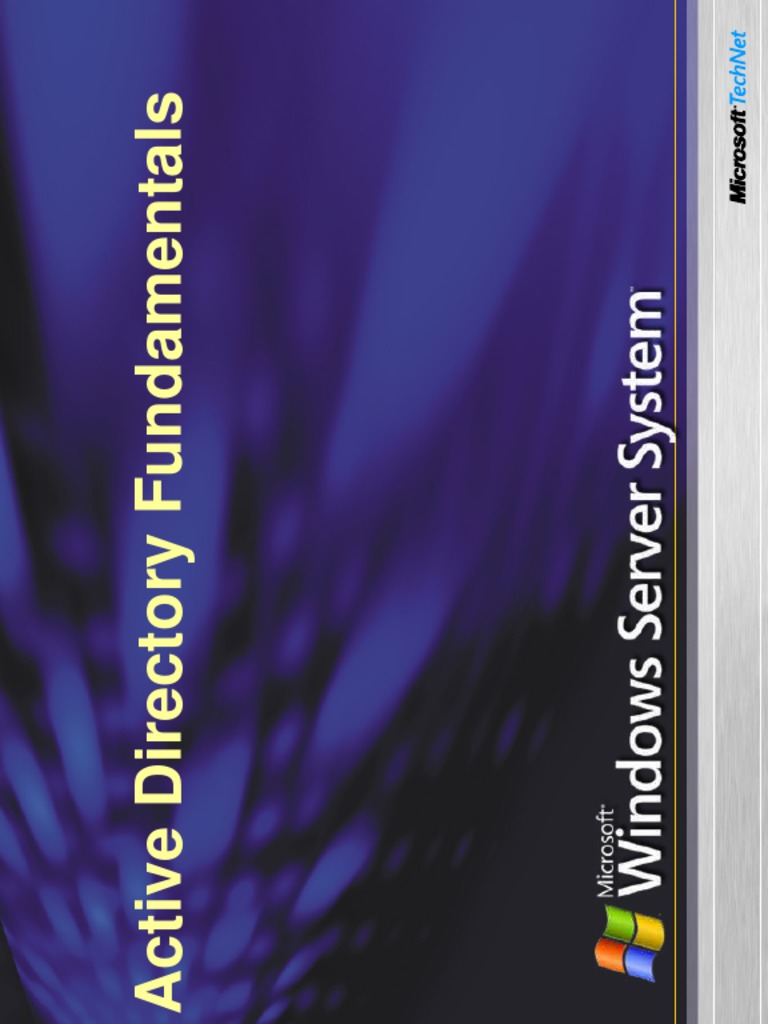 Active Directory Fundamentals | PDF | Active Directory | Domain Name System Active Directory Fundamentals | PDF | Active Directory | Domain Name System