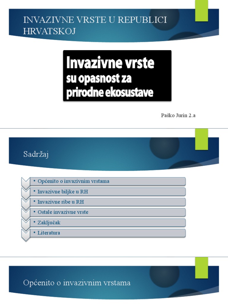 Invazivne Vrste | PDF