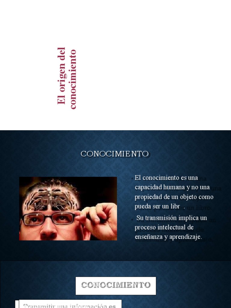 Origen Del Conocimiento | PDF | Empirismo | Racionalismo