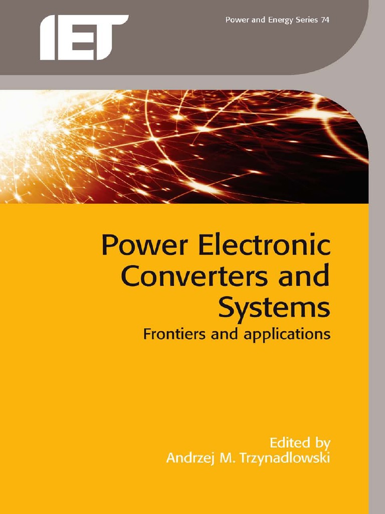 Power Electronic Converters And Systems Pdf Mosfet Power Electronics 