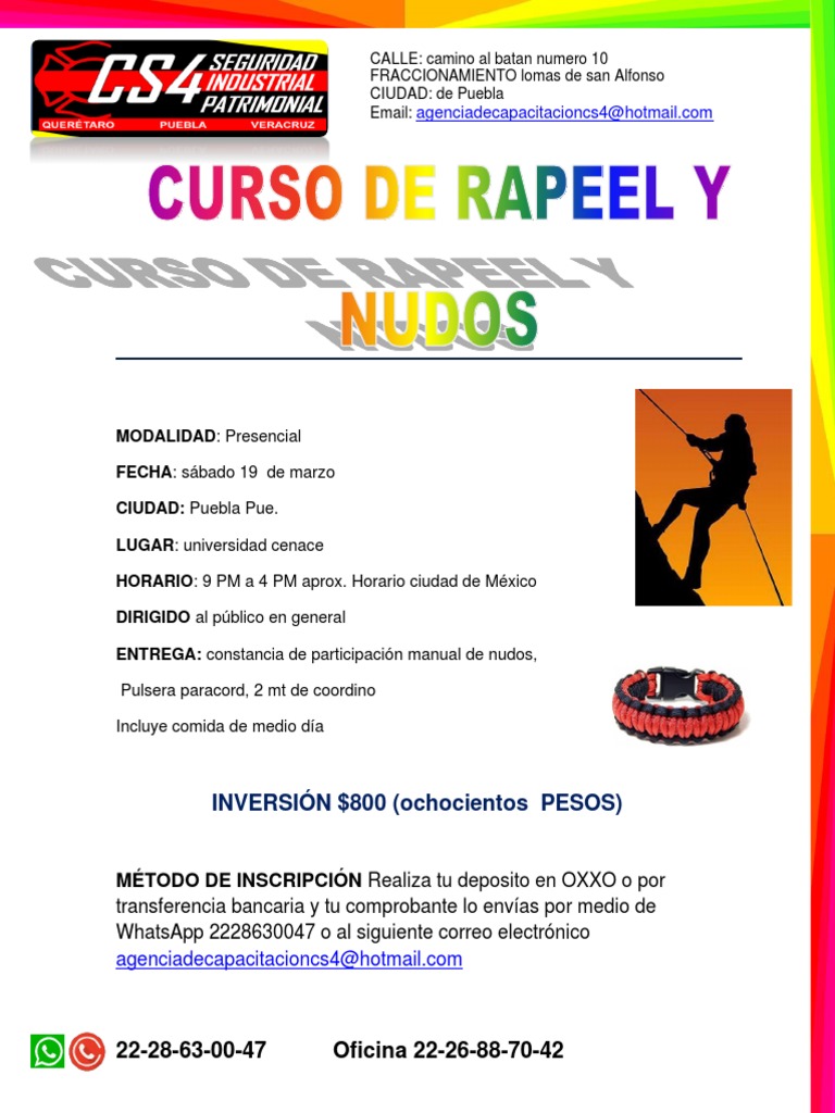 CURSO de Rappel y Nudos | PDF