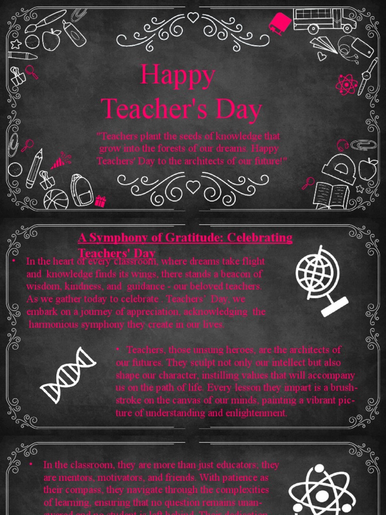 Teacher's Day 11 | PDF | Cognition
