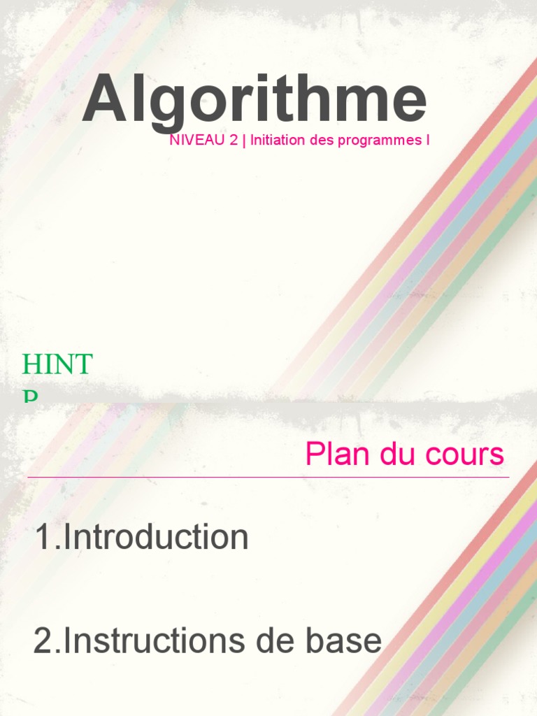 4 - Algorithmes | PDF | Programme informatique | Programmation