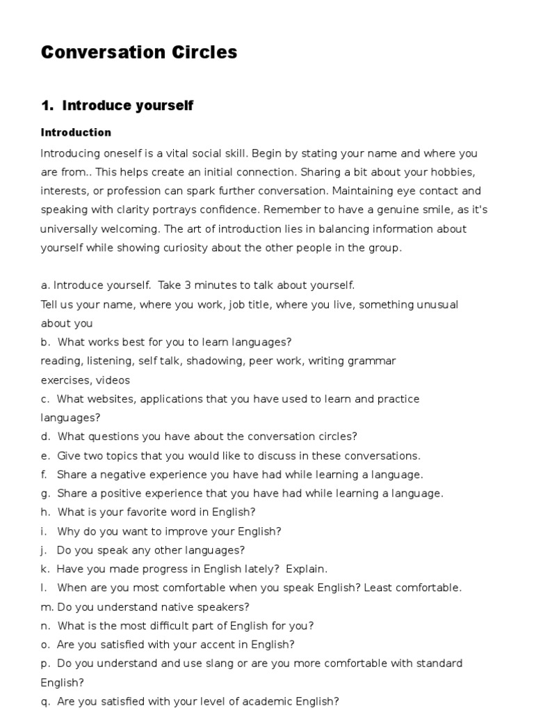 Conversations | PDF | Motivation | Motivational