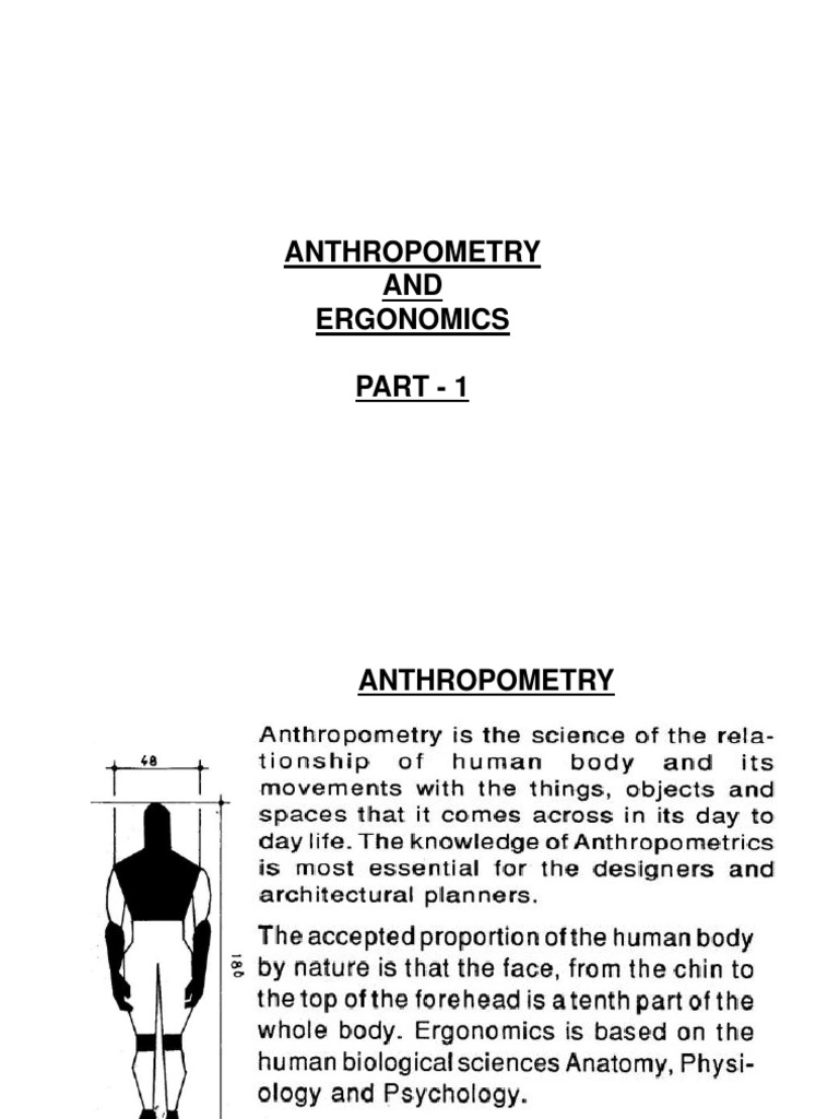 Anthropometry - Living Room | PDF | Chair