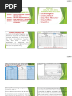 Electronic Spreadsheet Class 10 Notes | PDF | Spreadsheet | Microsoft Excel