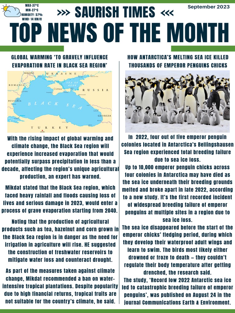 Newspaper Bio | PDF | Climate Change | Desert