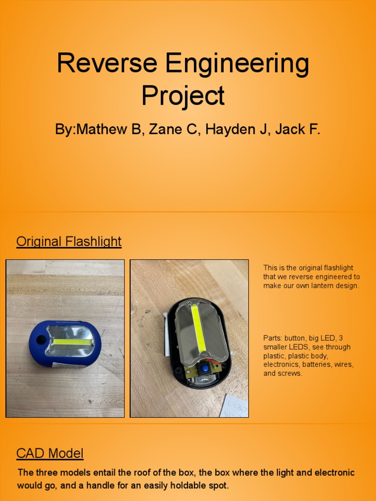 Reverse Engineering Project | PDF