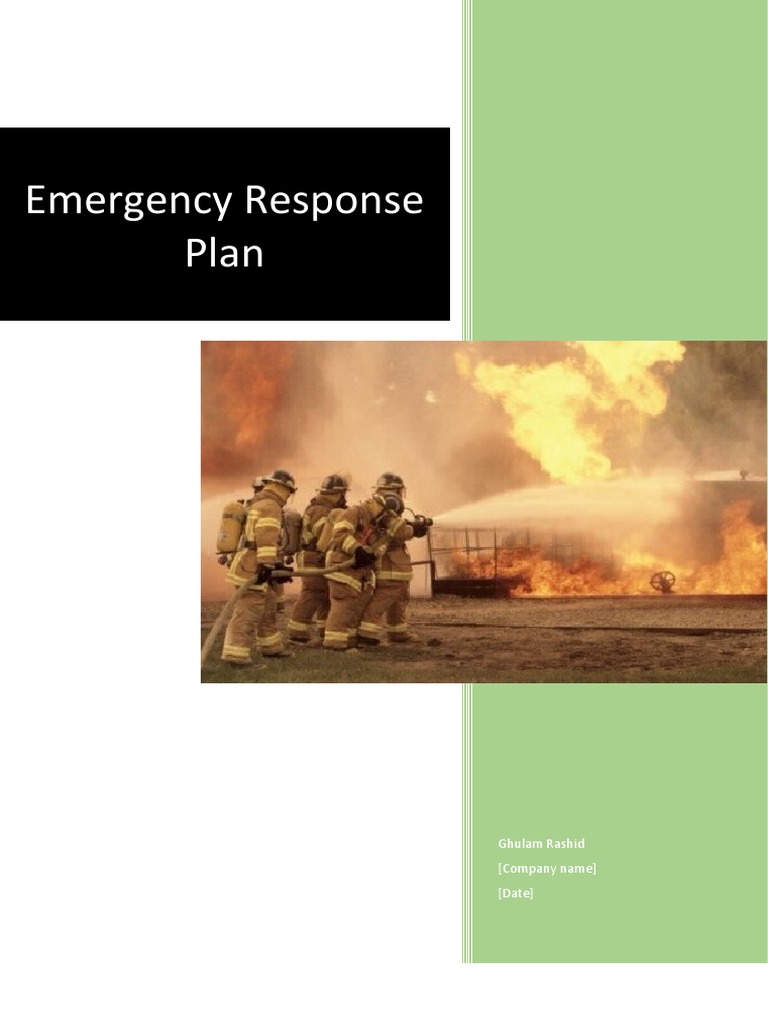Emergency Response Plan | PDF
