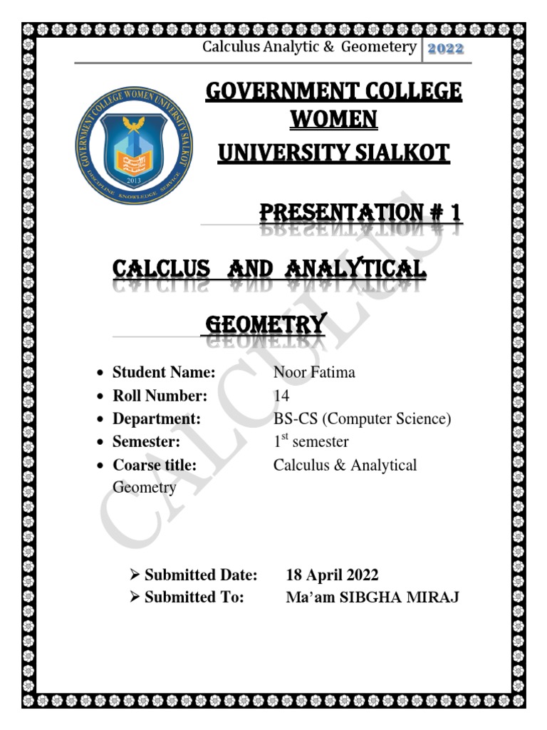 Presentation Algebra | PDF