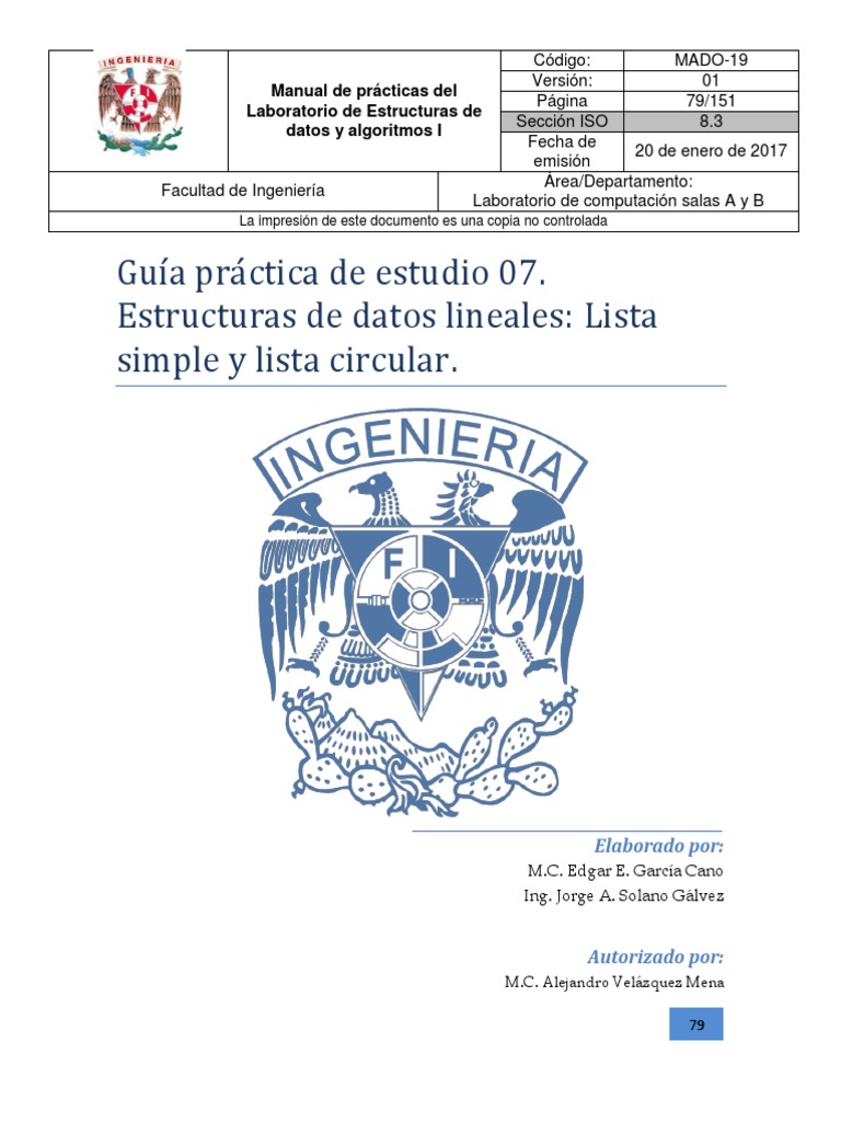 Práctica 7 Manual de Practicas | PDF | Informática | Algoritmos