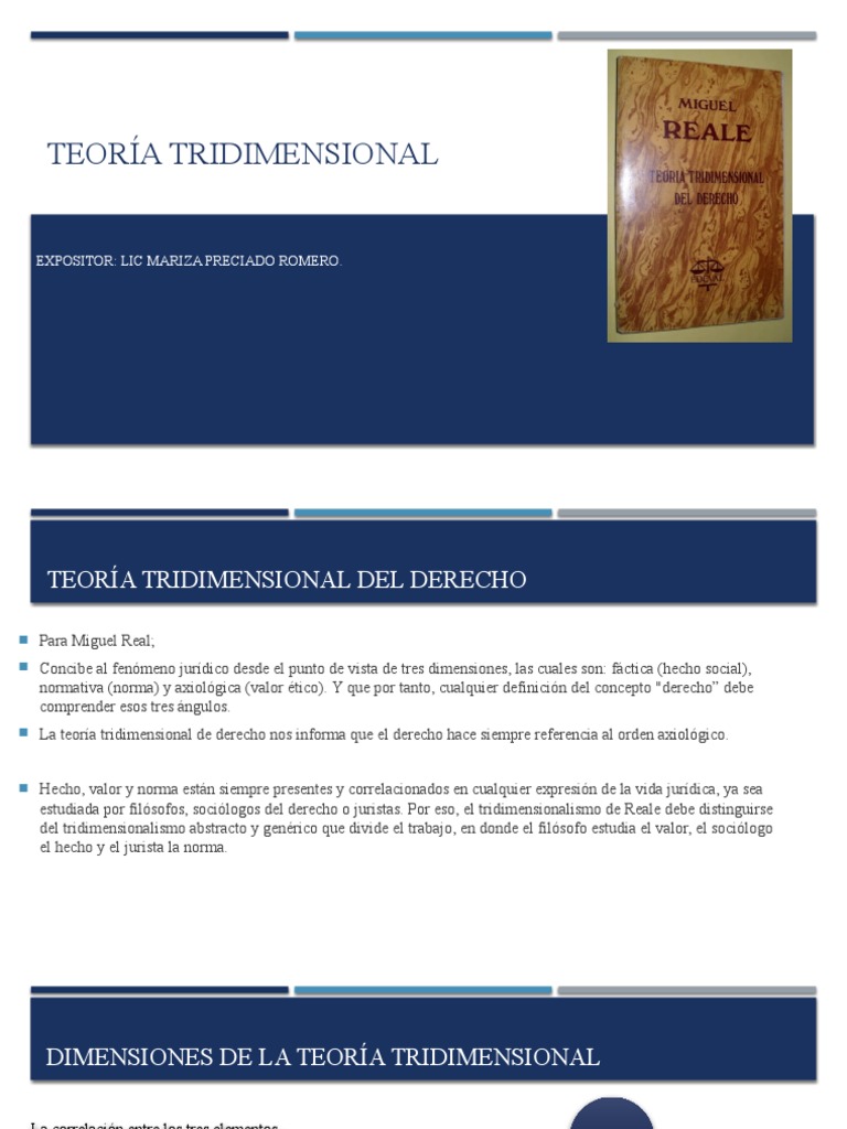 Teoría Tridimensional 1 | Descargar gratis PDF | Axiología | Teoría